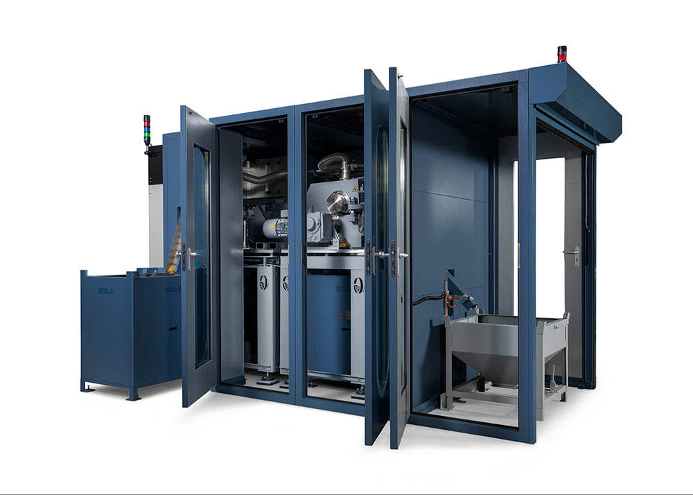 Durable coin unwrapping and coin crushing systems