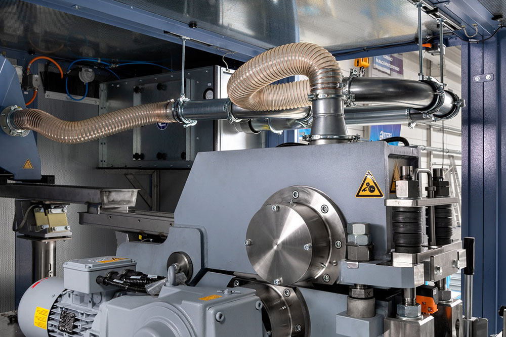 Durable coin unwrapping and coin crushing systems